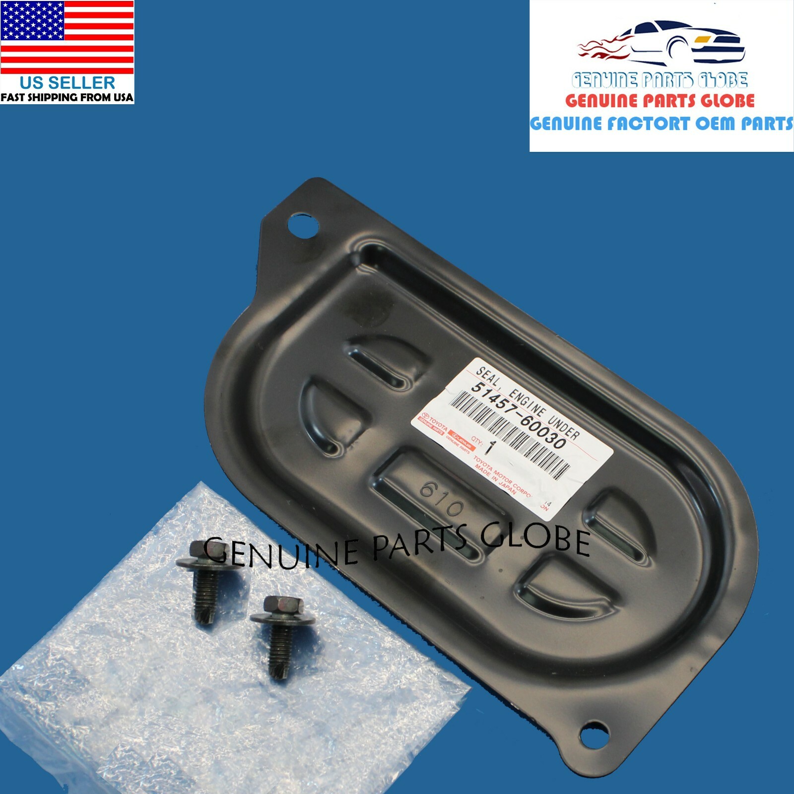 GENUINE TOYOTA 10-23 4RUNNER GX460 ENGINE UNDER COVER SEAL W/BOLTS ...