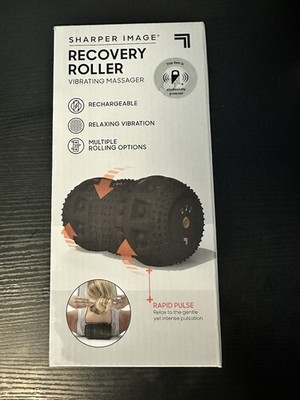 Sharper Image Recovery Roller Rechargeable Vibrating Massager (Brand ...