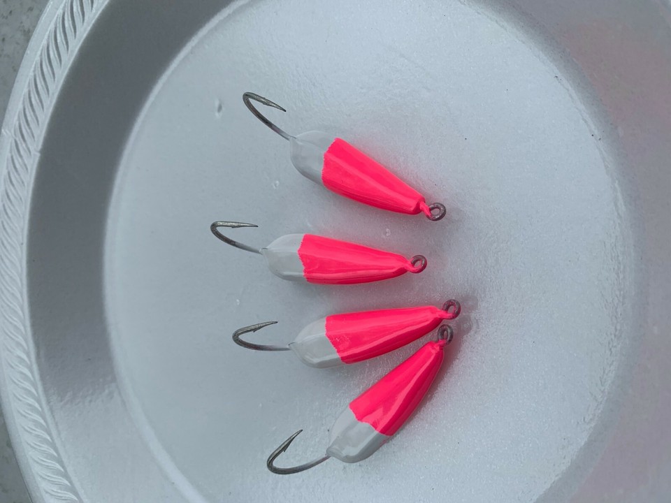 3/4 Oz Pompano Goofy Silly Jigs Lot 10 Pack Bluefish Mackerel Trout | eBay