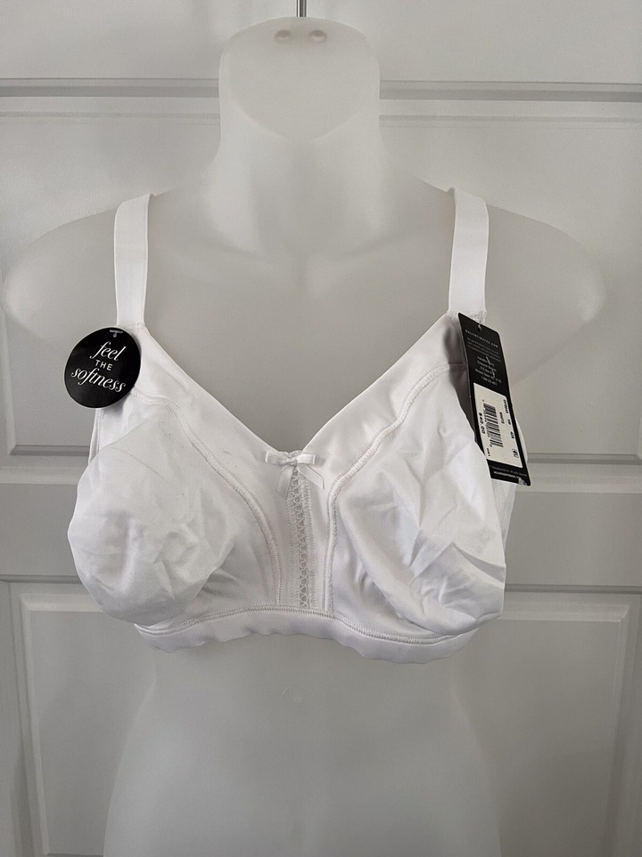 Bali Classic Support Cool Comfort Wirefree Bra 42B White DF0044 NWT | eBay