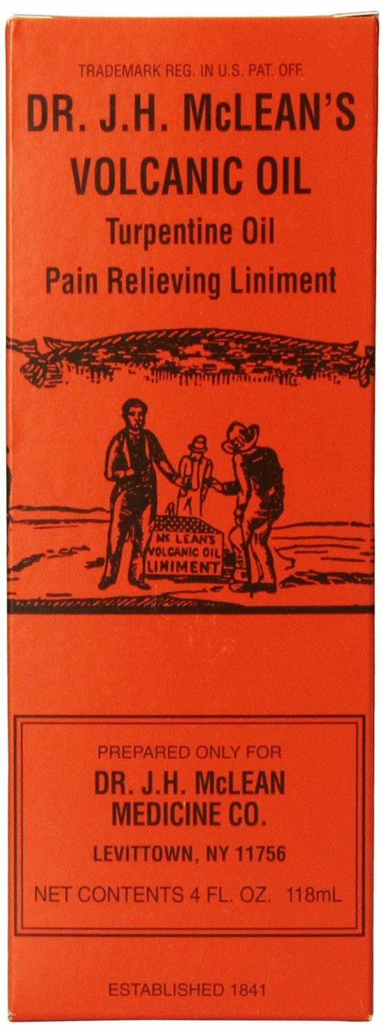 DR. J.H. McLEAN'S Volcanic Turpentine Oil Pain Relieving Liniment 4 fl ...