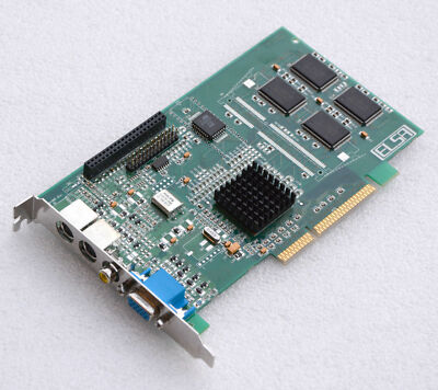 Graphics Card ELSA Winner 2000 Office A8 VIVO 3DLabs AGP VGA S-Video In ...