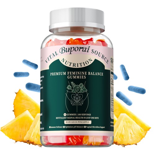 Premium Feminine Balance Gummies- Women's Vaginal Health, PH Balance ...