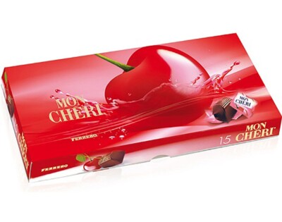 Ferrero MON CHERI Chocolates Cherry Liqueur CHRISTMAS Sweet Gift 15 ...