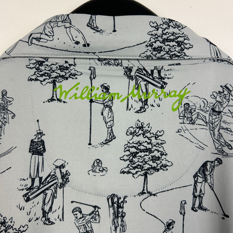 NEW William Murray "Pinner" Mens 2XL Caddyshack Quick Dry Stretch Golf ...