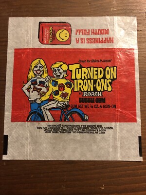 1972 Turned on Iron-On Wrapper Rare | eBay