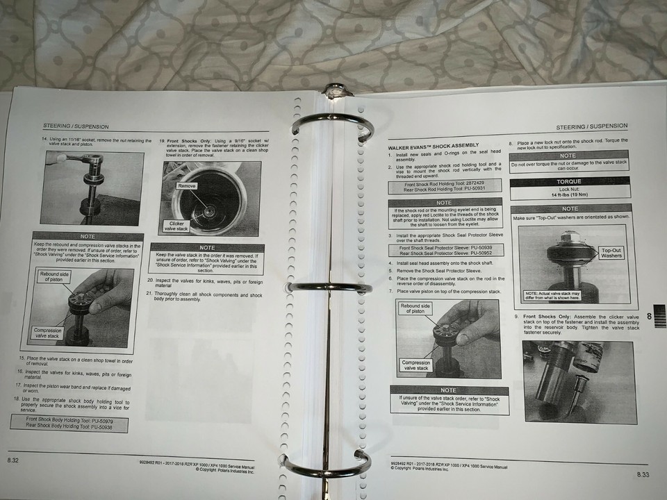 2017 2018 Polaris RZR XP 1000 XP4 1000 EPS service repair shop manual ...