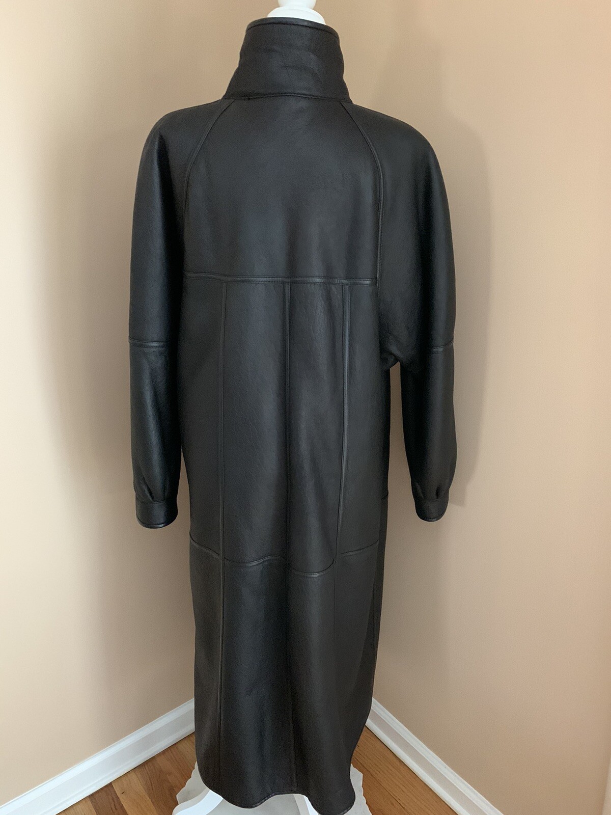 Genuine Women glamorous Sheering Fur leather Long Bl… - Gem