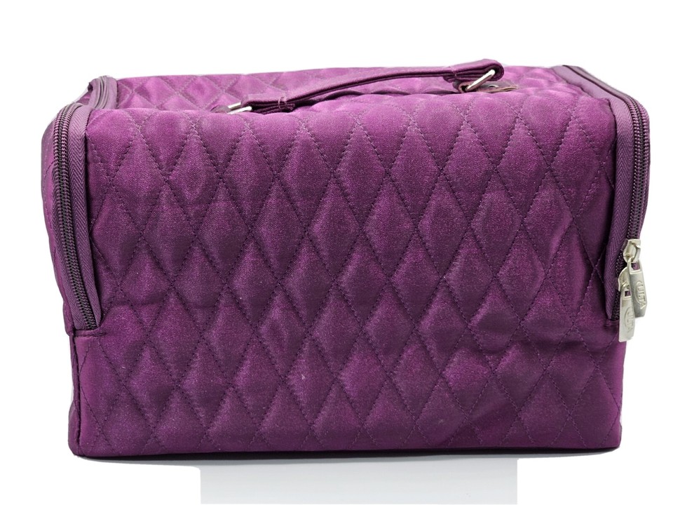 ULTA Makeup Kit Beauty Box 76 Piece in a Purple Quilted Fold-Out Case ...