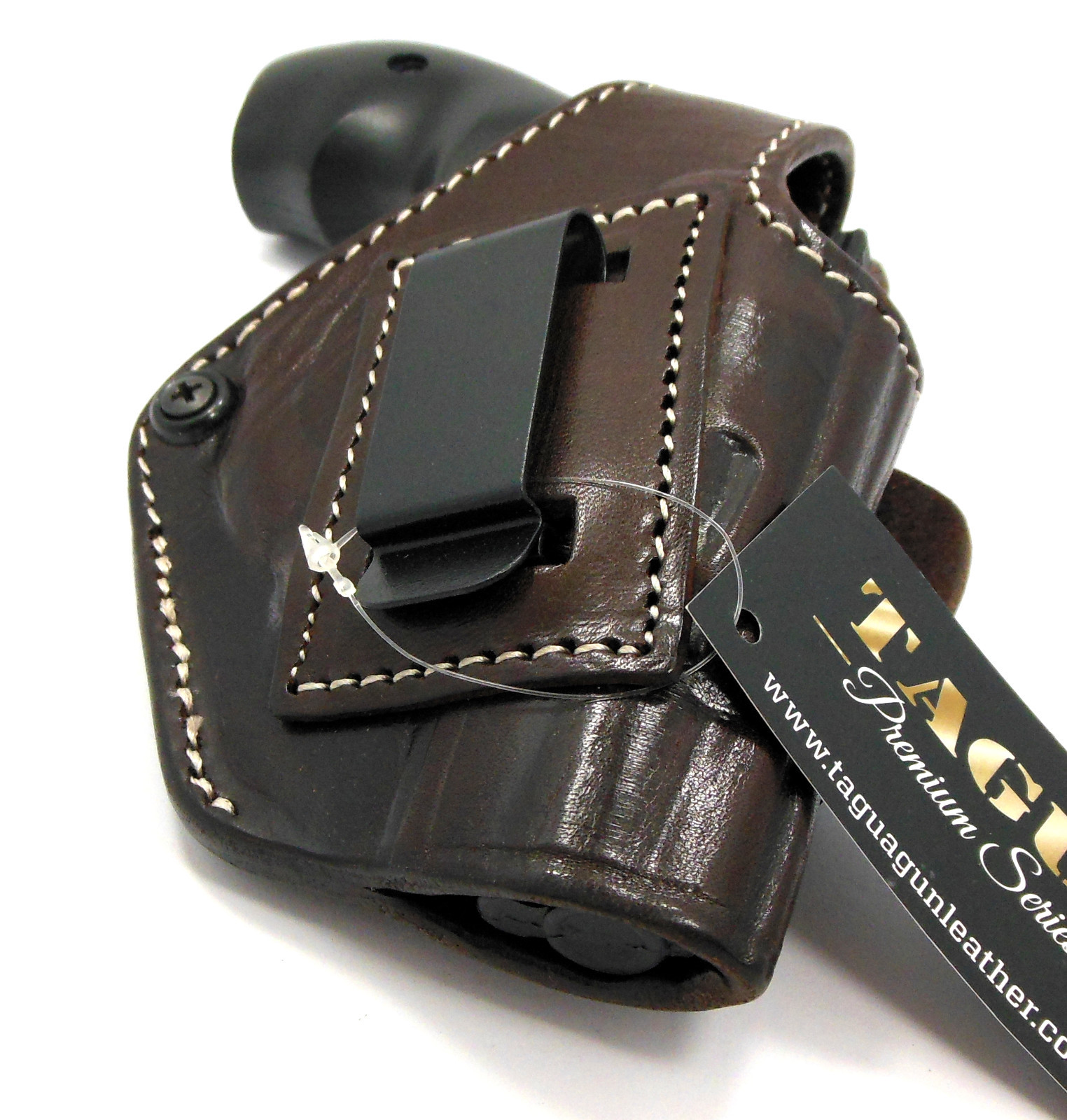 Right Hand Leather 4 in 1 OWB IWB Thumb Break Holster for S&W 38 ...