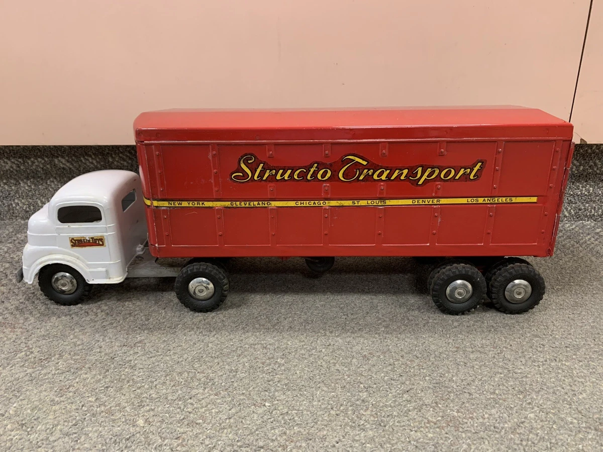 Vintage Structo Transport Toy Truck - Home Alqu