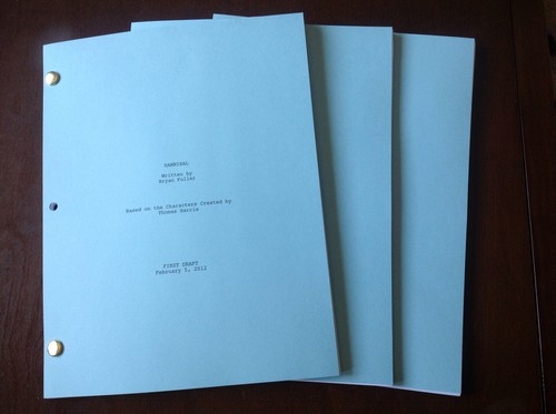 🌸🔥HANNIBAL TV SHOW Script Pilot Hugh Dancy Mads Mikkelsen Lawrence ...