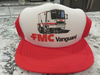 Vintage FMC Vanguard Street Sweepers Mesh Snapback Truckers Hat NWOT | eBay