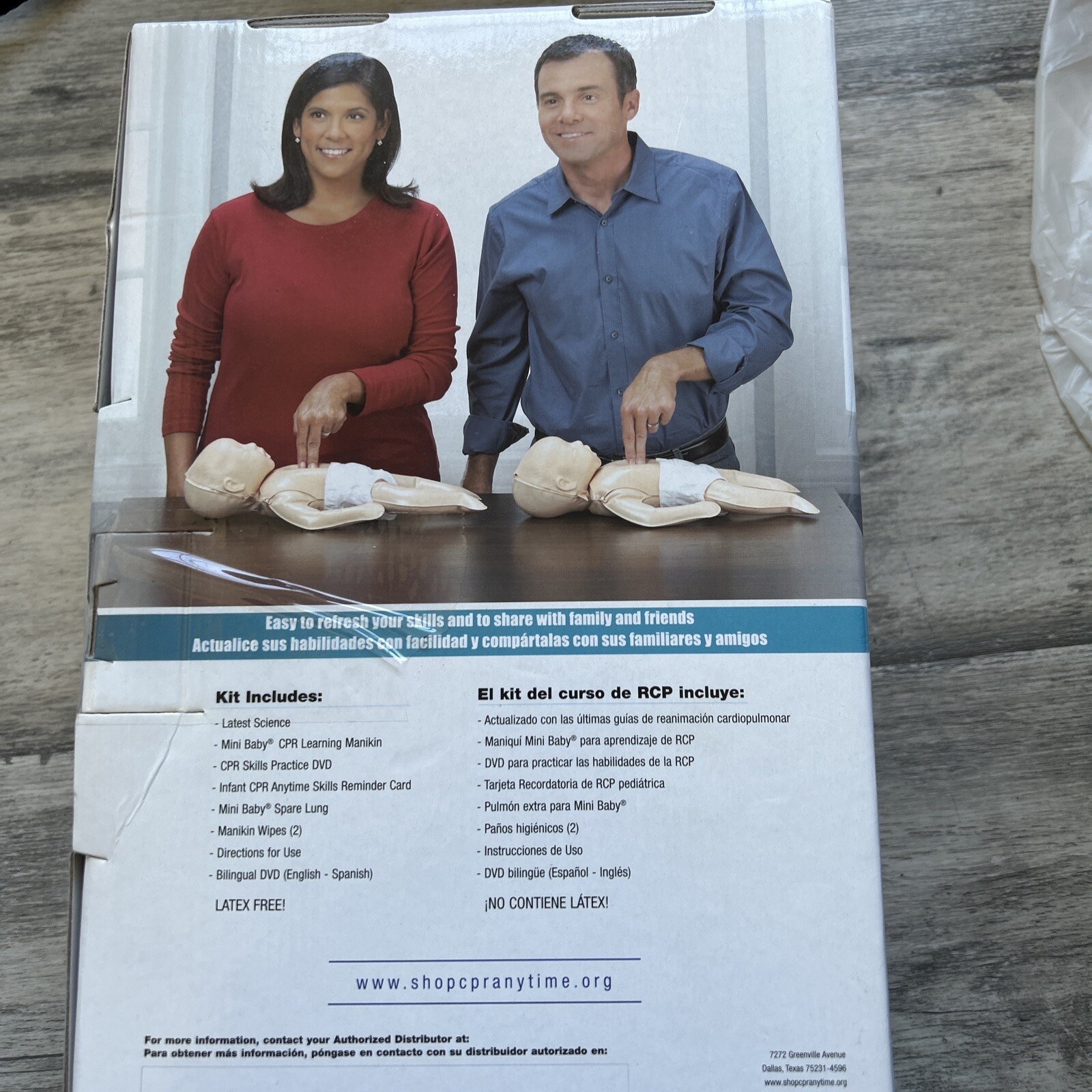 Infant CPR Anytime Kit : Light Skin (English and Spanish) by American ...