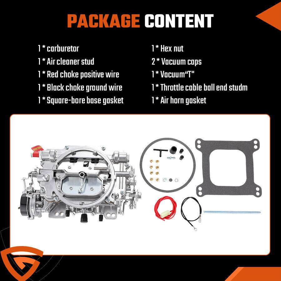 4 Barrel Carburetor For Edelbrock 1906 AVS2 Series Carb Electric Choke ...