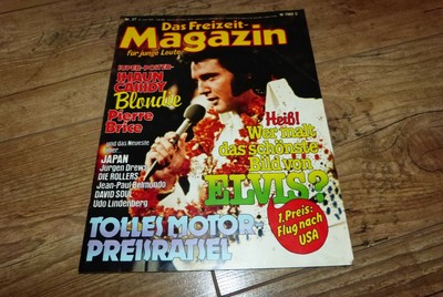 Das Freizeitmagazin 1979 Elvis Presley,Winnetou Poster,Udo Lindenberg+R ...
