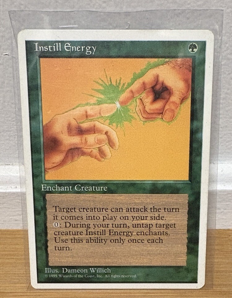 Magic the Gathering Instill Energy 4th Edition LP | eBay