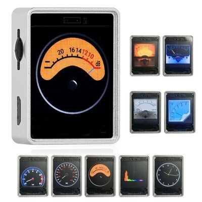 1.3 LCD MIC Stereo Audio Spectrum Analyzer Or Glass Display Sound Level ...