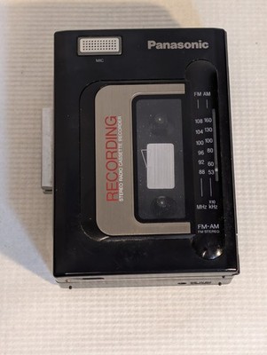 Panasonic RX SR29 Portable Cassette Tape Player Recorder ASIS See Video ...
