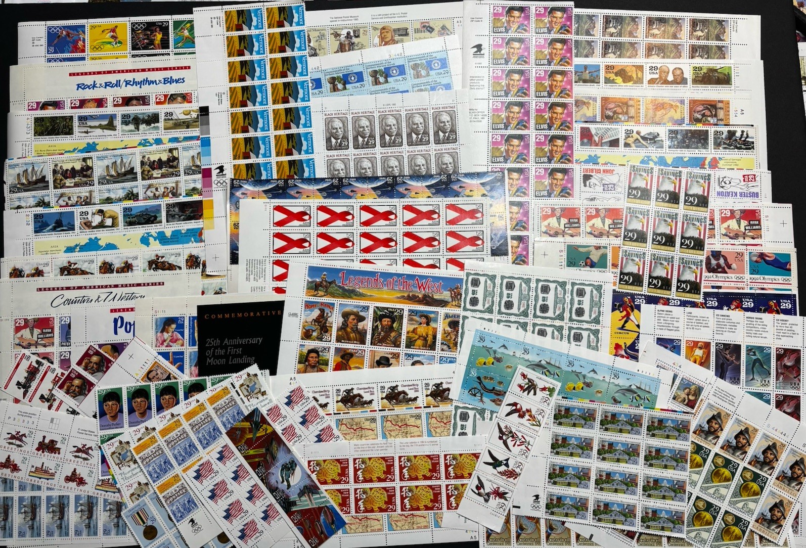 Vintage 1000- $.29 US Discount postage stamps Sheets Strips MNH OG ...