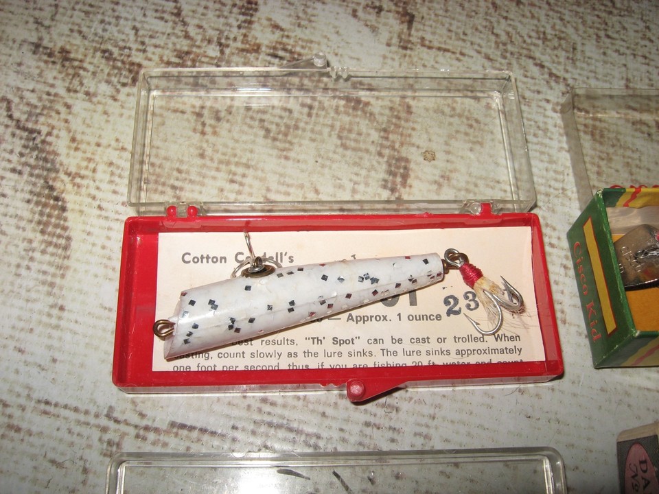 Vintage Fishing Lure Lot Cisco Kid Dardevele Lou J Eppinger L&S ...