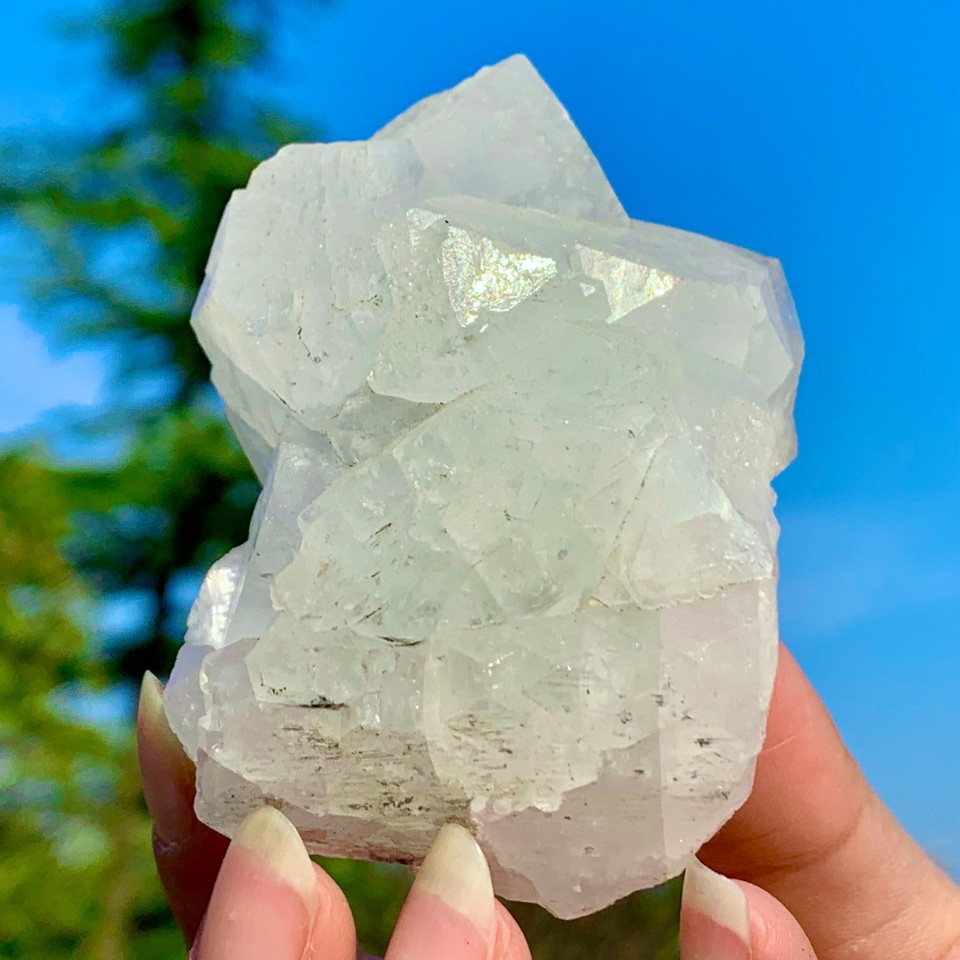 189G Pagoda Calcite/Mercedes Calcite/Minerals/Crystals/Pink ...