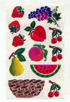 MRS GROSSMANS POSH FRUIT BASKET STICKER SHEET BN & NLA | eBay