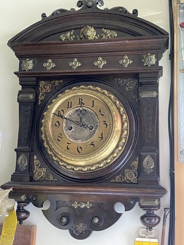 Antique German Mechanical Wound Up Clock | eBay