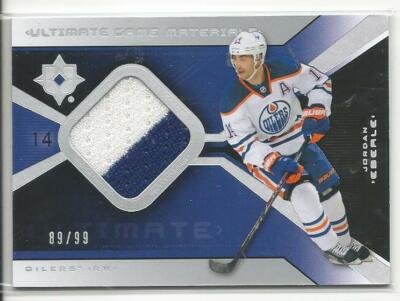 2014-15 Upper Deck Jordan Eberle Ultimate Game Materials #UGJ-JB Mint ...