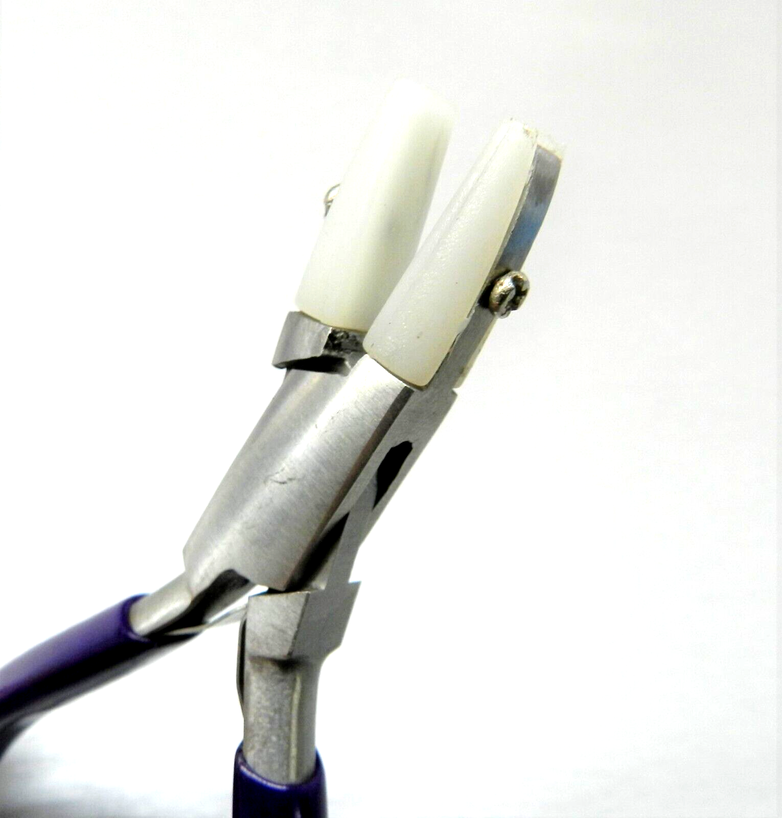 Pliers Flat Nylon Jaws Nose Jewelry Bead Wire Work Tool Straighten Wire ...