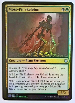 MTG 2020 Zendikar Rising MOSS-PIT SKELETON 228/280 U Foil M/NM | eBay