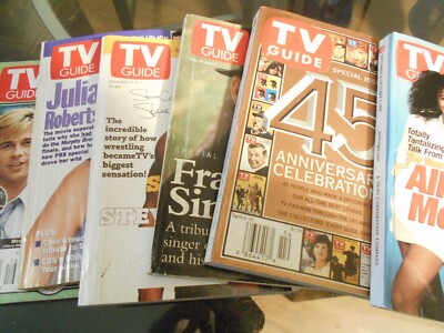 Lot of 6 TV Guide Magazines 1998 | eBay