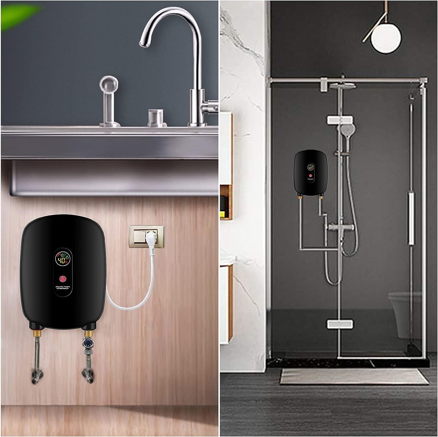 Mini Water Heater 110V Electric Tankless Instant Hot Water Heater ...