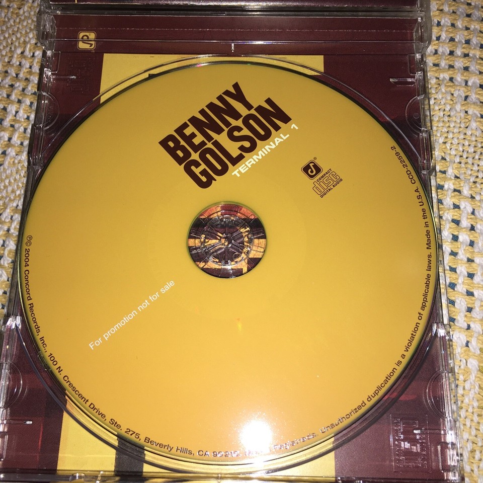 Terminal 1 by Benny Golson (CD, Jun-2004, Concord Jazz) Promo ...