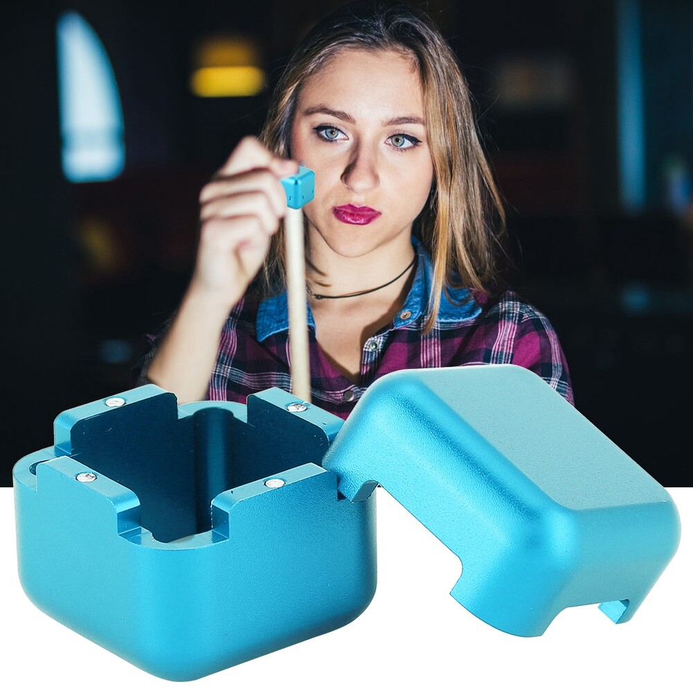 Aluminum Portable Mini Magnetic Tip Chalk Holder Billiard Pool Chalks ...