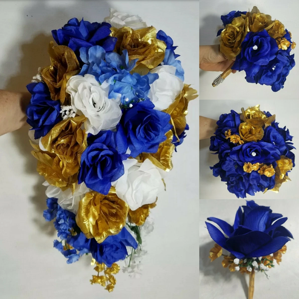 Blue And Yellow Wedding Flowers