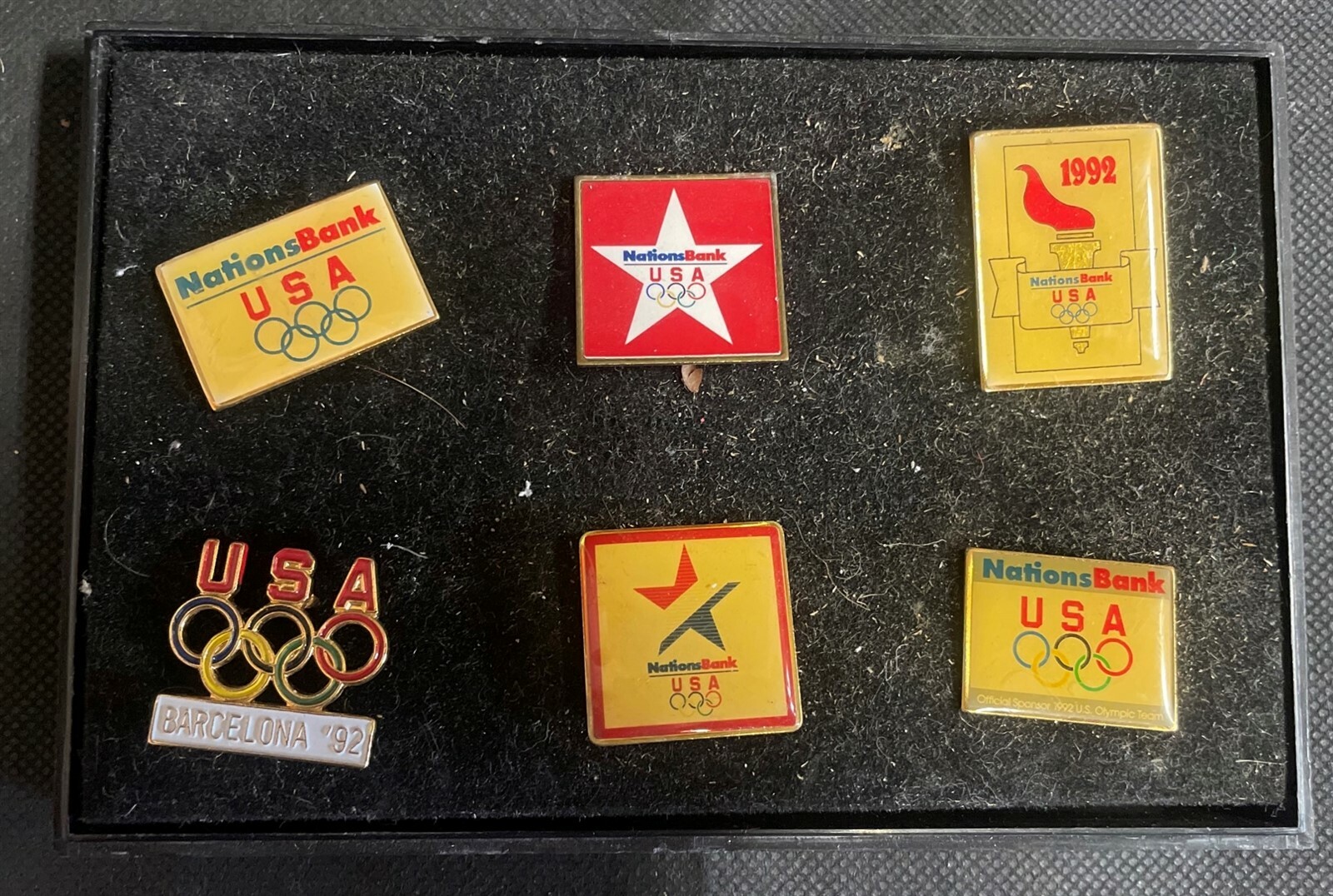 Set of Collectible 1992 USA Olympics Pins Original Ca… - Gem