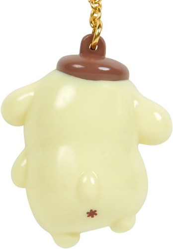 Sanrio Character Pompompurin Custom Keychain (Clear & Plump 3D) Mascot ...