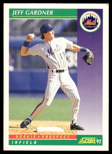 1992 Score #869 Jeff Gardner Rookie New York Mets | eBay