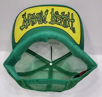 Metal Head Black Death Thrash Colors ND Scum Green Trucker Snapback ...