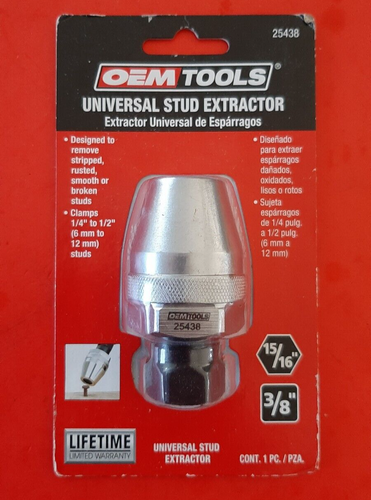 NEW! OEM TOOLS Universal Stud Extractor 3/8" Drive Removes 1/4" to 1/2 ...
