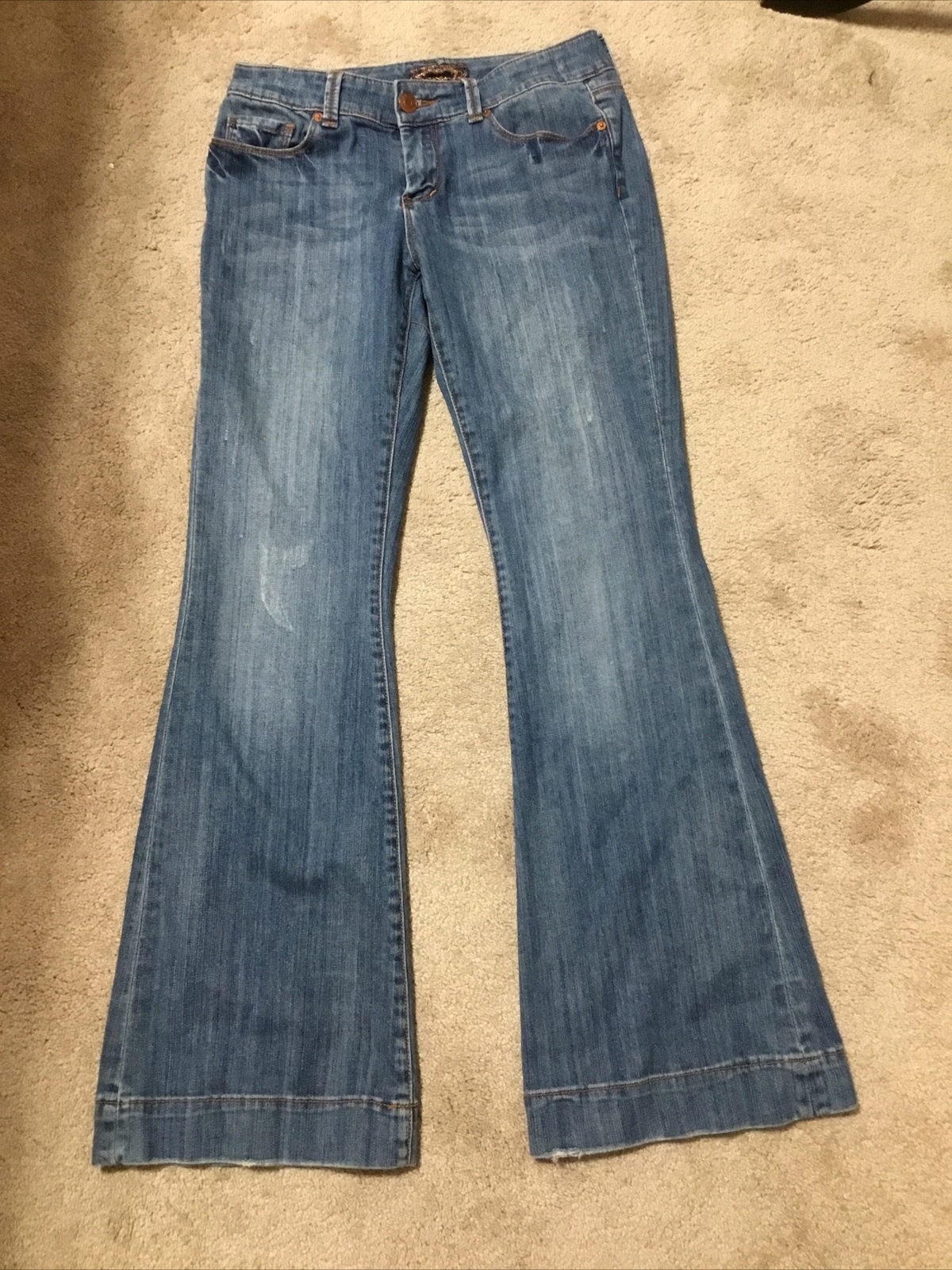 Seven 7 Jeans Designer Sexy Flare Cut Straight Leg Pr… - Gem