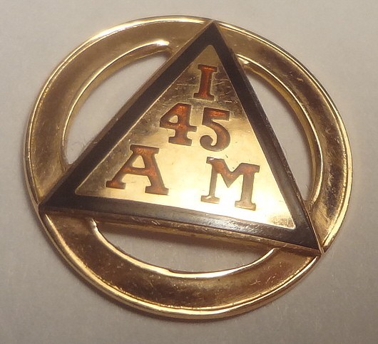 📌IAM solid 10K GOLD 35 YEAR PIN-INTERNATIONAL ASSOCIATION of ...