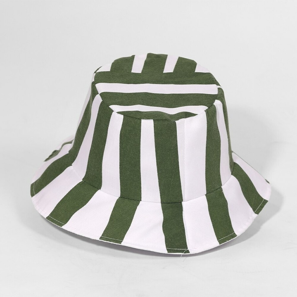 Kisuke Urahara Kisuke Cosplay Hat Green White Striped Summer Dome Cap ...