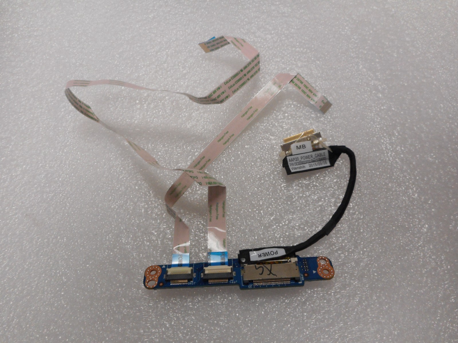 GENUINE Dell Alienware 17 R2 Power Button Board W/Cable LS-B753P 25TYP ...