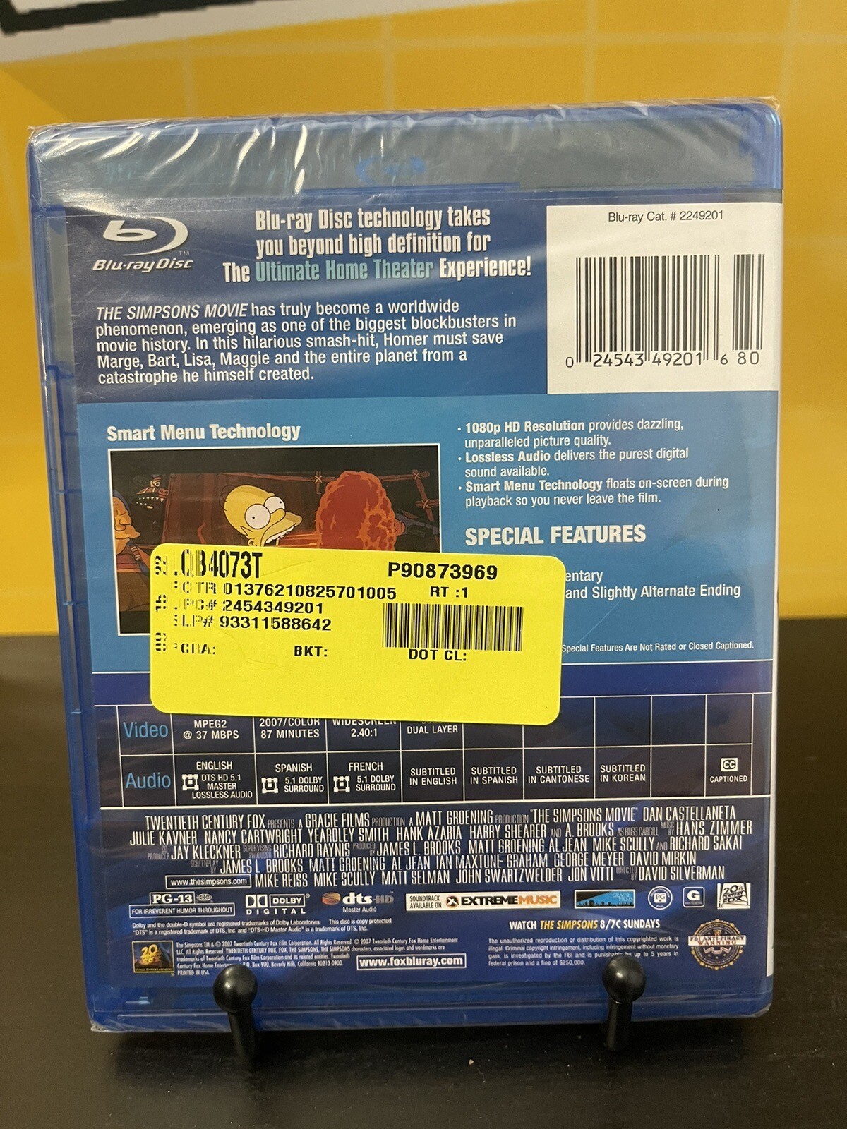 The Simpsons Movie (Blu-ray, 2007) Brand New Factory Sealed 24543492016 ...