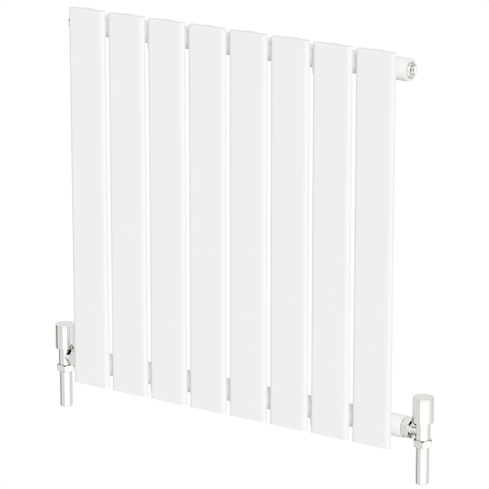 Modern Horizontal 600 x 600mm Radiator Heater Single Flat Panel Column ...