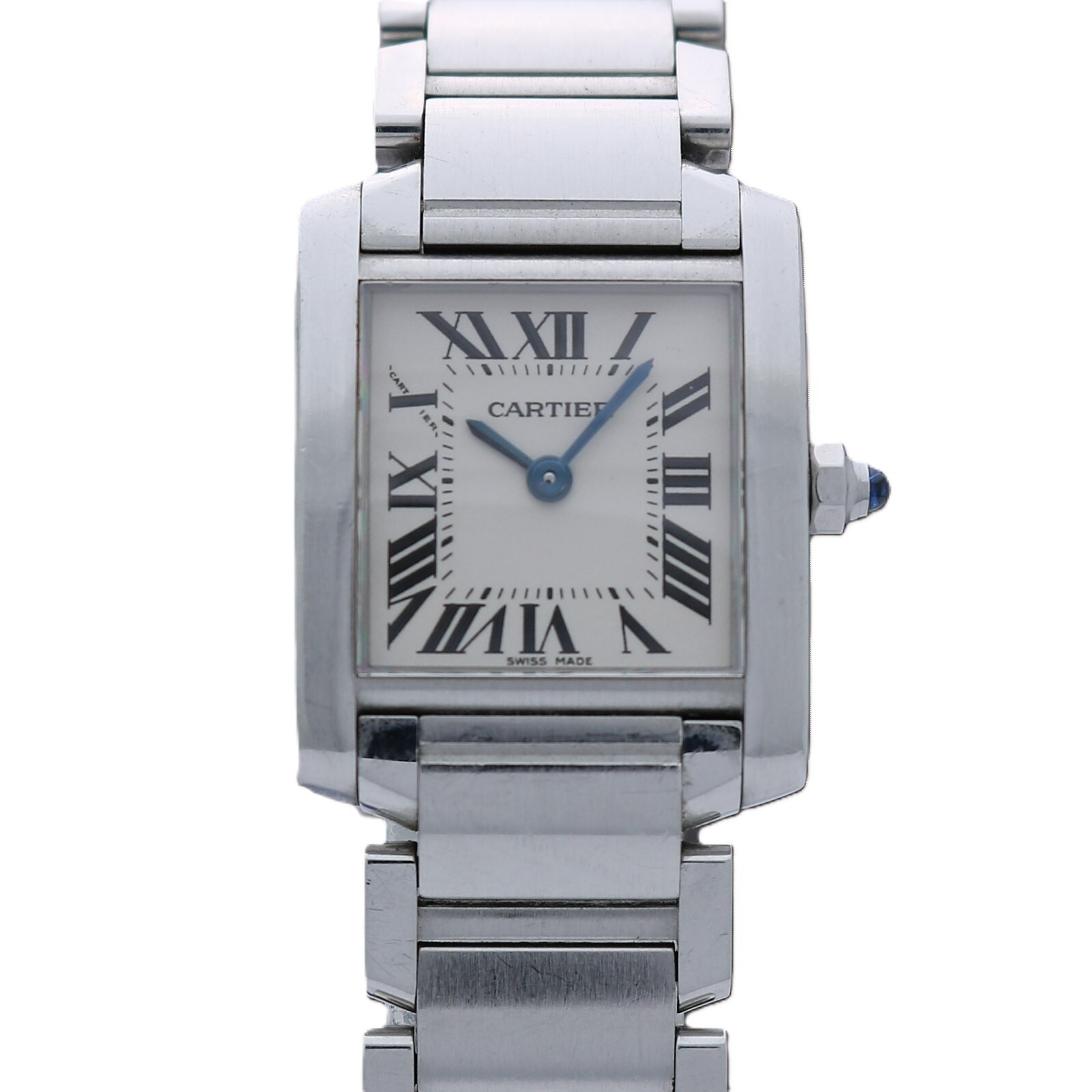 Cartier Tank Francaise Steel W51008Q3 Ladies Small 20mm Quartz XA101 | eBay