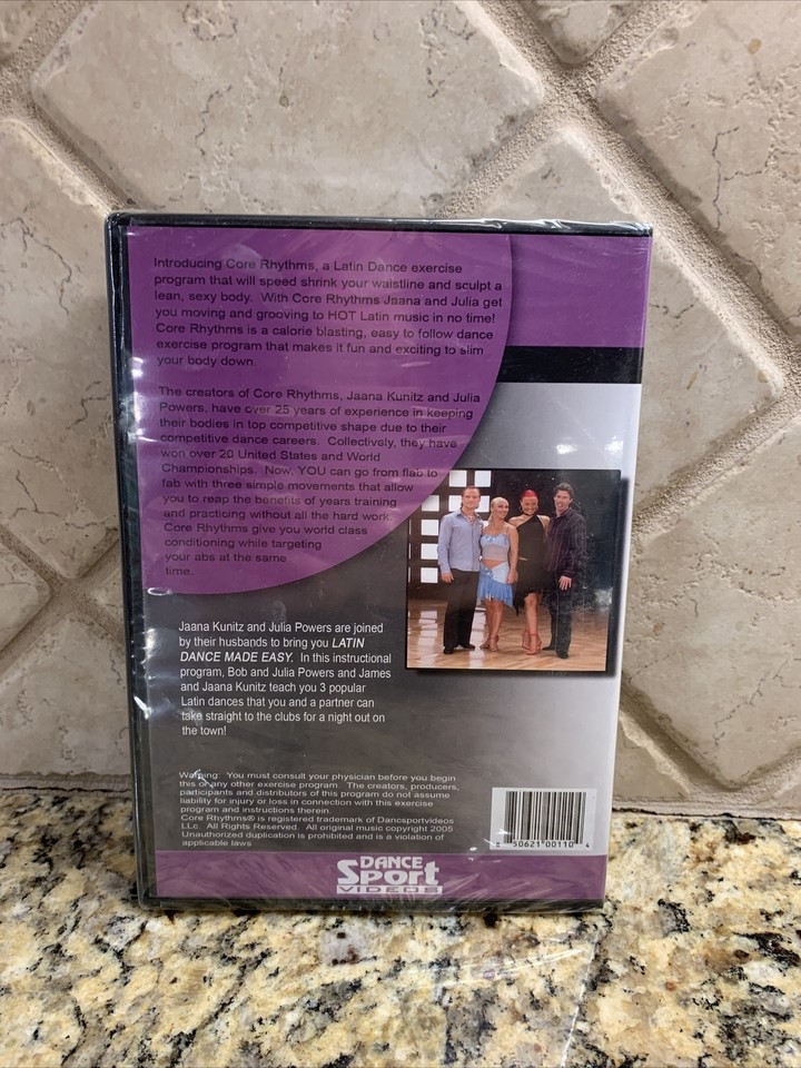 LATIN DANCE Made Easy - Core Rhythms, Fitness Workout DVD - Powers ...