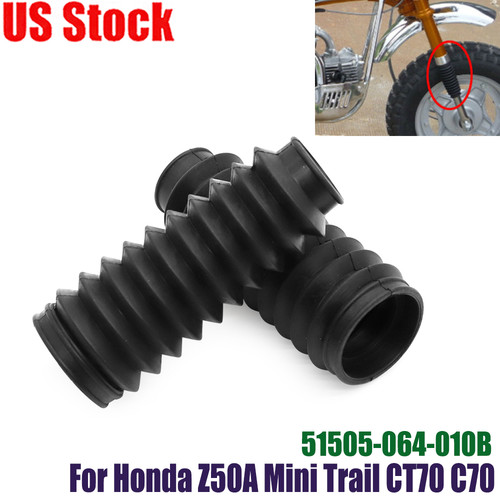 Front Fork Boots Absorber Set For Honda Z50A Mini Trail CT70 51505-064 ...